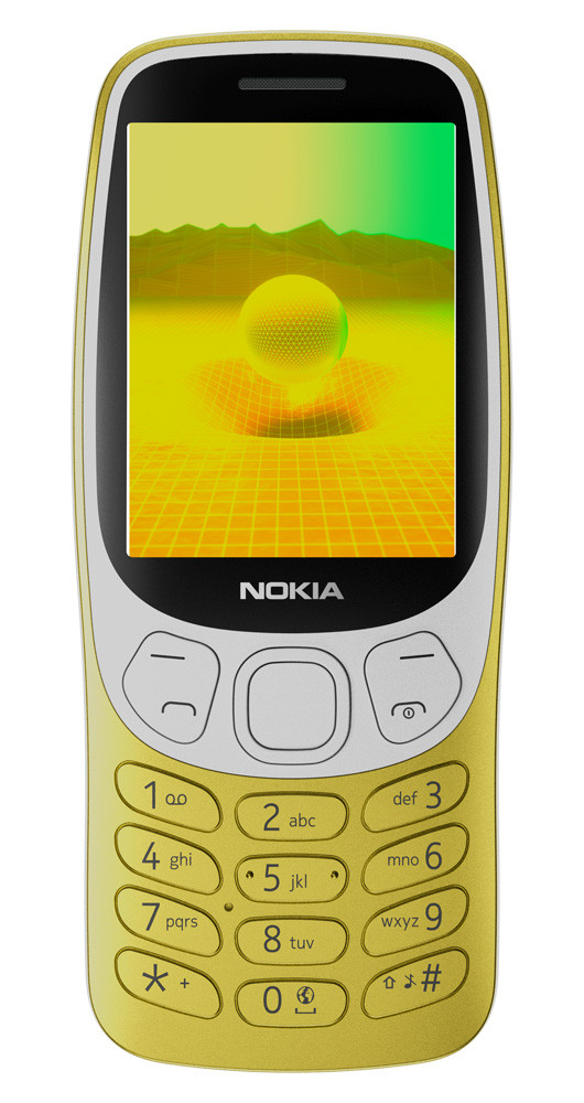 Tlačítkový telefon NOKIA 3210 4G DS Gold 2024 | iSpace.cz