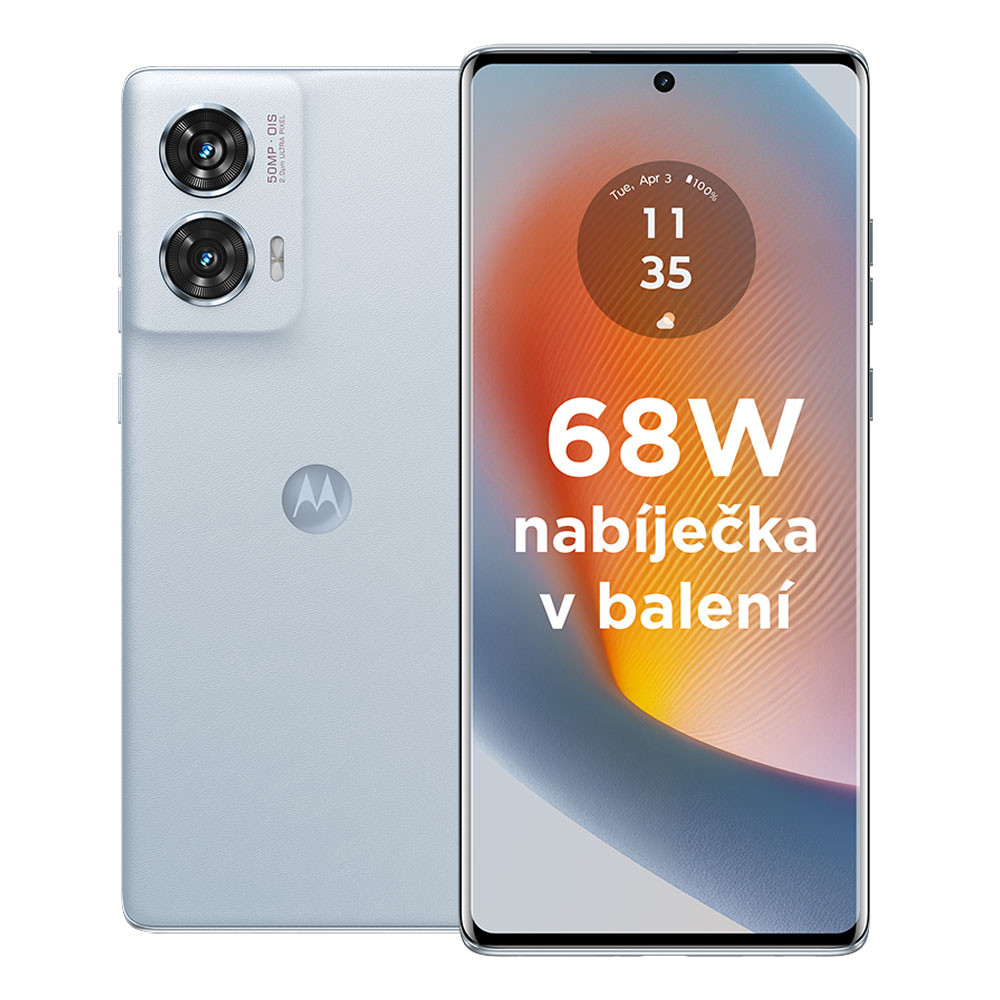 Mobilní telefon Motorola Edge 50 Fusion 512+12GB Marshmallow Blue ...